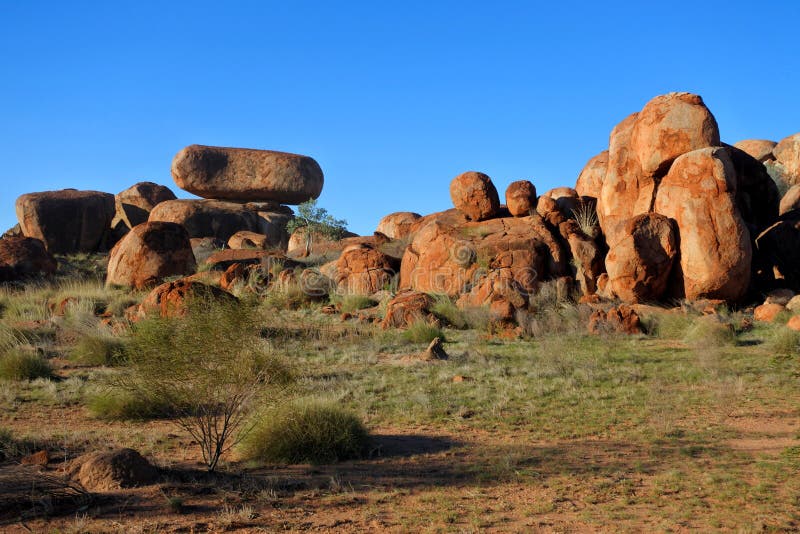 Devils Marbles Karlu Karlu in the Northern Territory, Australia Stock ...