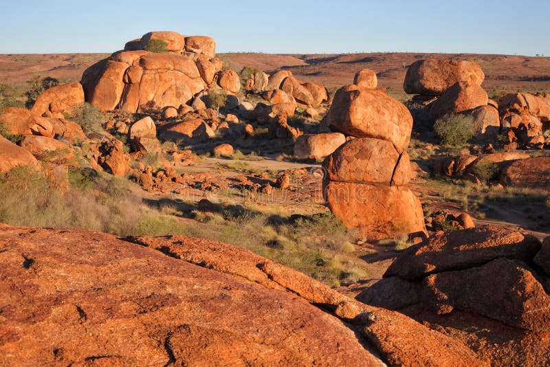 Devils Marbles Karlu Karlu at Sunset in the Northern Territory ...