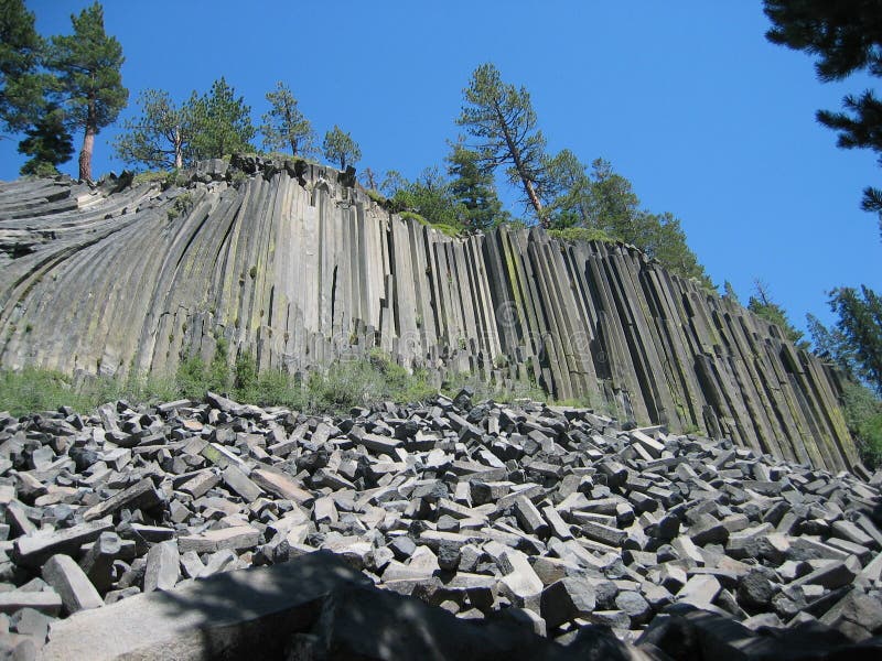 Devils Postpile stock photo. Image of lava, rocks, monument - 2107828