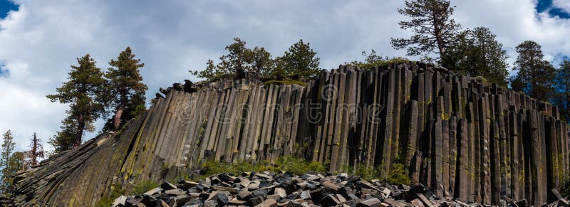 Devils Postpile National Monument Stock Image - Image of lava ...