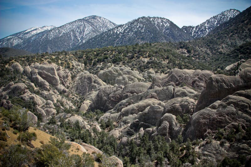 Devils Punchbowl canyon stock photo. Image of sage, faults - 15627440