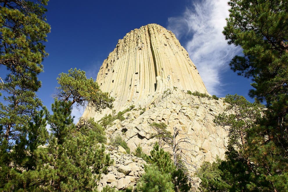 Devils Tower stock image. Image of formatiom, basalt - 13023765