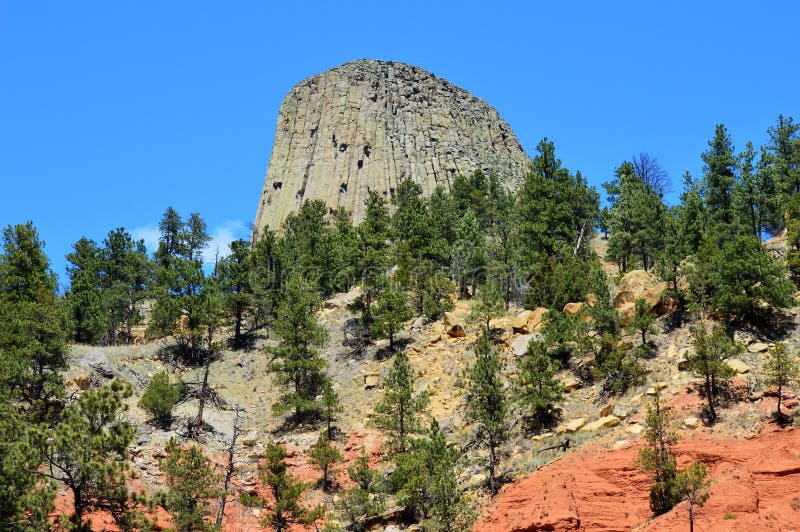 Devils Tower Snow Drift Stock Photos - Free & Royalty-Free Stock Photos ...