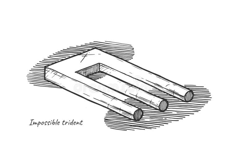 Impossible Fork Stock Illustrations – 120 Impossible Fork Stock Illustrations, Vectors & Clipart ...