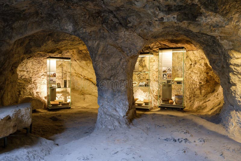 Devin Castle Old Museum in a Cave Stock Image - Image of ancient ...