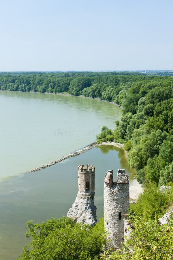 Devin Castle, Slovakia stock image. Image of slovak - 154184257