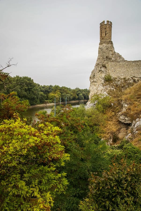 Devin castle, Slovakia stock photo. Image of unusual - 59477316