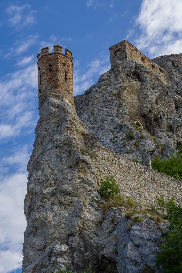 Devin castle in Slovakia stock image. Image of bratislava - 74437865