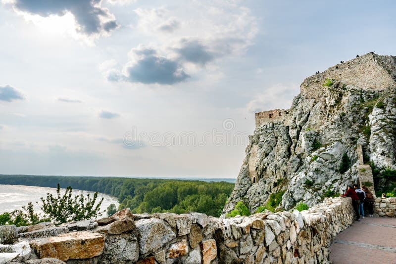 Devin Castle Slovakia 06 editorial photo. Image of cloudy - 153401161