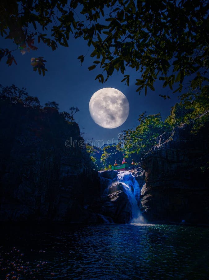 Devkund Waterfall at Similipal National Park Odisha in Full Moon Night ...