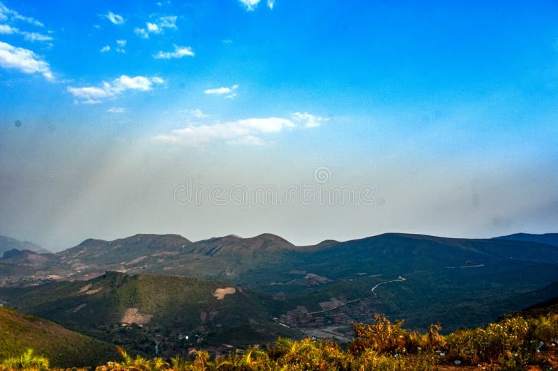 Deomali mountain hills stock image. Image of green, stunned - 232566415