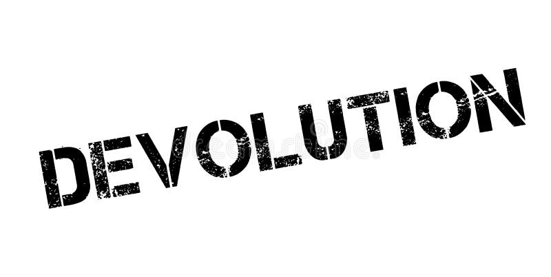 Devolution rubber stamp stock vector. Illustration of degeneration ...