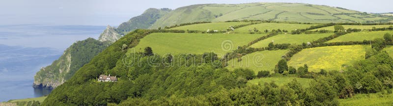 Farming in Devon stock image. Image of fields, england - 7805485
