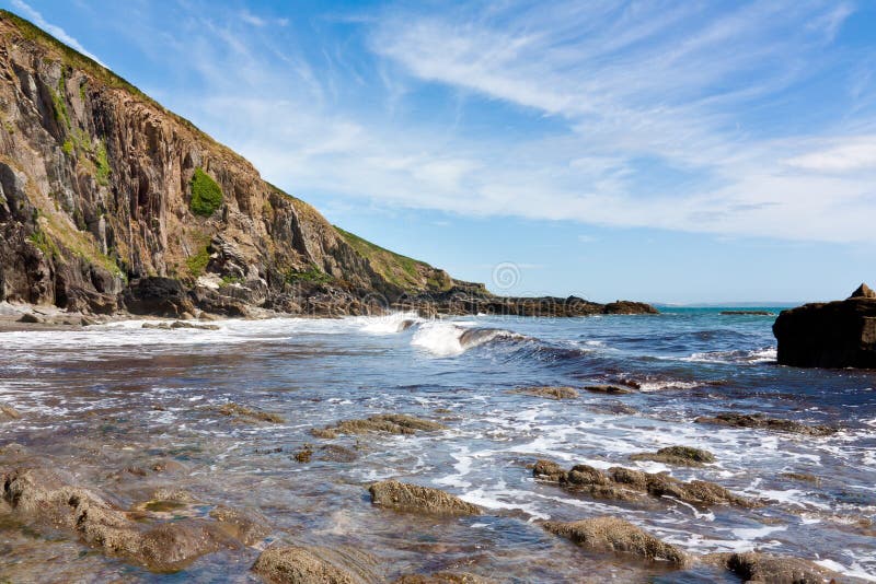 Devon Beach stock photo. Image of scenic, english, body - 21658680