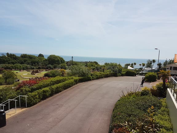 Devon Cliffs Holiday Park editorial photo. Image of cliffs - 93876631