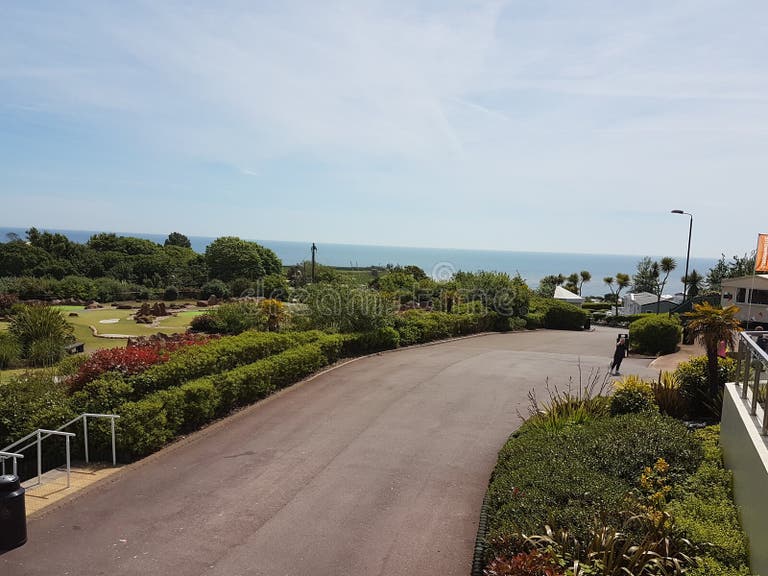 Devon Cliffs Holiday Park editorial photo. Image of cliffs - 93876631