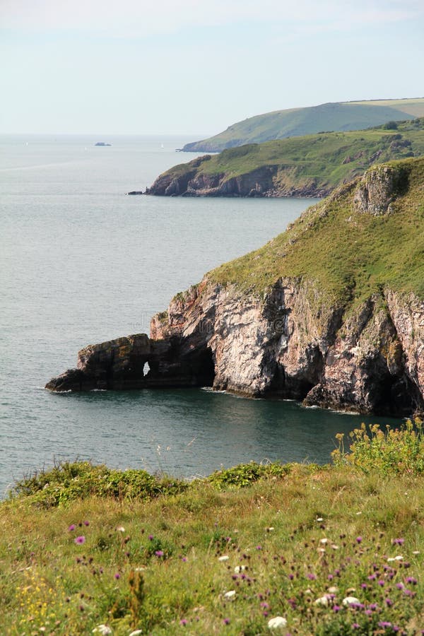 Devon Sea stock photo. Image of fields, beautiful, hallsands - 32791394