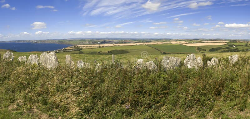 Devon Countryside Scenic Country Stock Image - Image of landscape ...