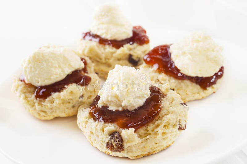 Devon Cream Tea stock image. Image of dessert, afternoon - 25551751