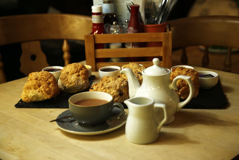 Devon cream tea Delicious stock image. Image of dinner - 88028239