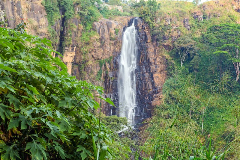 Devon Falls, Sri Lanka stock image. Image of countryside - 334273