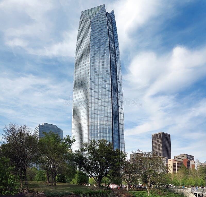 Devon Tower En El Oklahoma City Céntrico, Oklahoma Fotografía editorial ...
