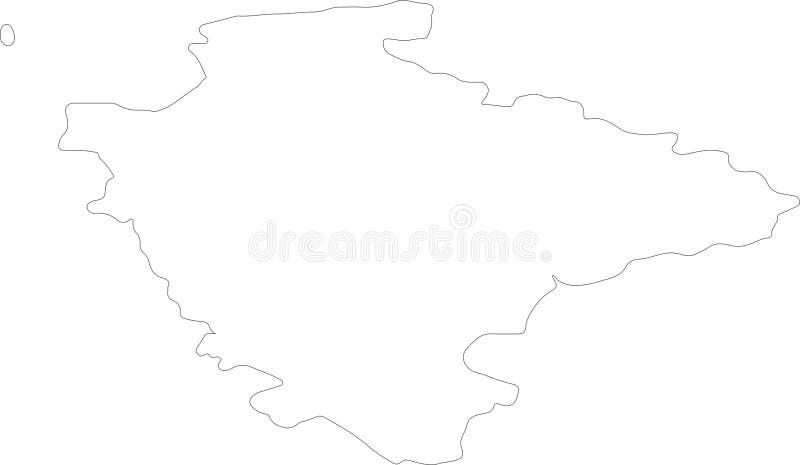 Devon United Kingdom Outline Map Stock Illustration - Illustration of ...