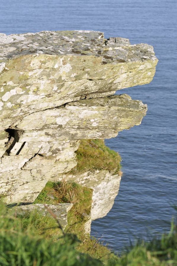 Devonian Limestone Rock Overhang Stock Photo - Image of eroded, ancient ...