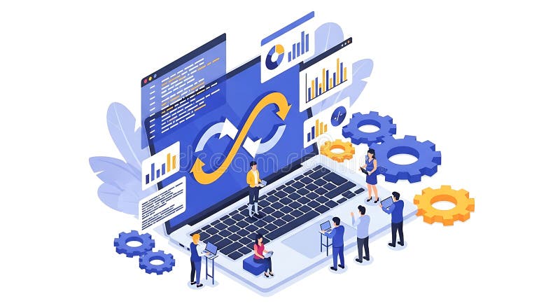 Agile Development Isometric Stock Illustrations – 418 Agile Development Isometric Stock ...