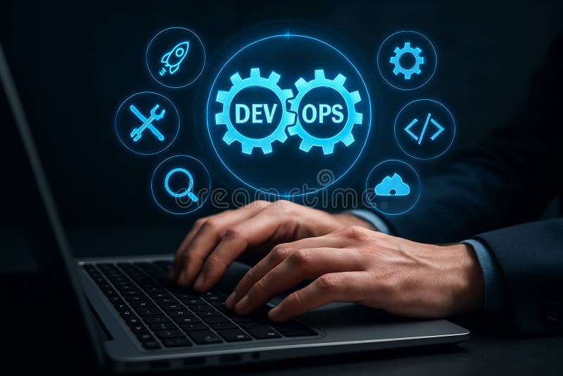 Devops Automation Software Development it Technology Engineering Cloud Computing Agile Workflow ...