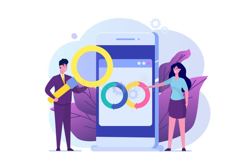 Devops Concept. Application Development, Building. API Prototyping ...