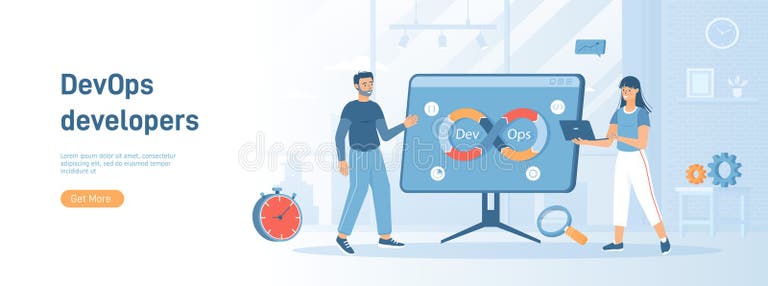 DevOps Developers Work with Automation Process in Shape of Infinity ...