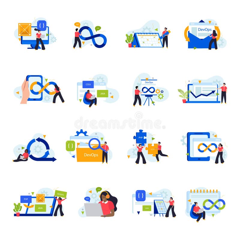 Devops Icons Stock Illustrations – 385 Devops Icons Stock Illustrations ...