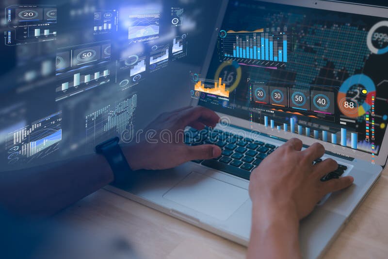 Devops Engineer Software Developer Operation Work With Agile As Programer Development Data Chart