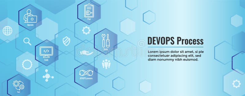 DevOps Icon Set - Dev Ops Web Header Banner Stock Vector - Illustration ...