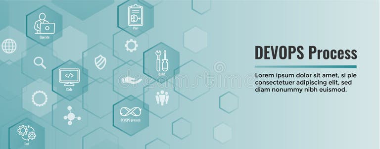 DevOps Icon Set - Dev Ops Web Header Banner Stock Vector - Illustration ...