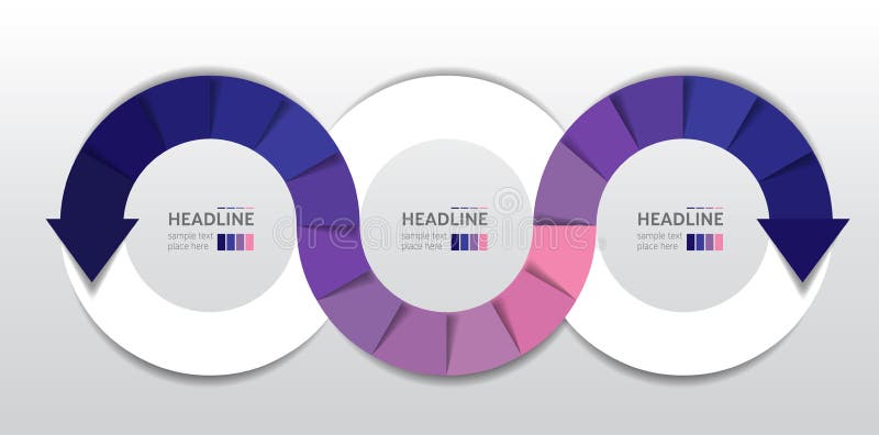 Devops Infinity Infographic 3 Step Options Template Scheme Diagram