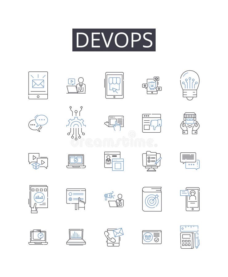 DevOps Line Icons Collection. Expertise, Analysis, Strategy ... DevOps Line Icons Collection. Expertise, Analysis, Strategy ...
