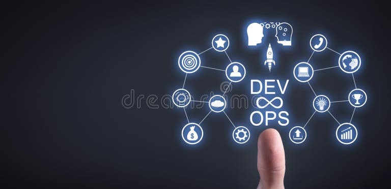 DevOps Methodology Development Operations Programming Stock Image ...