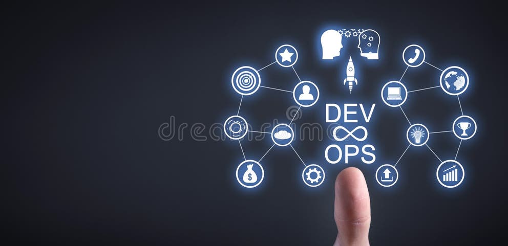 DevOps Methodology Development Operations Programming Stock Image ...