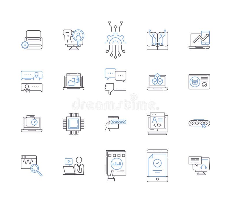 DevOps Outline Icons Collection. Automation, Collaboration, Agile ... DevOps Outline Icons Collection. Automation, Collaboration, Agile ...