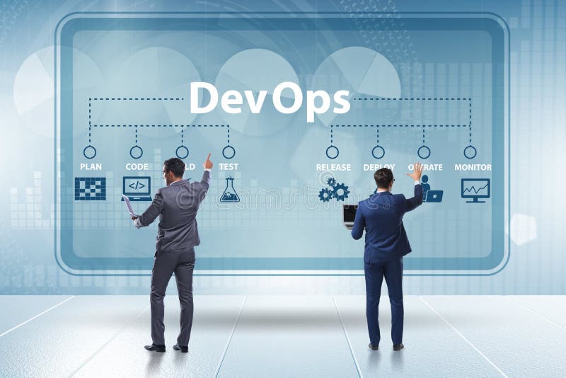 DevOps Software Development it Concept Stock Image - Image of deploy ...