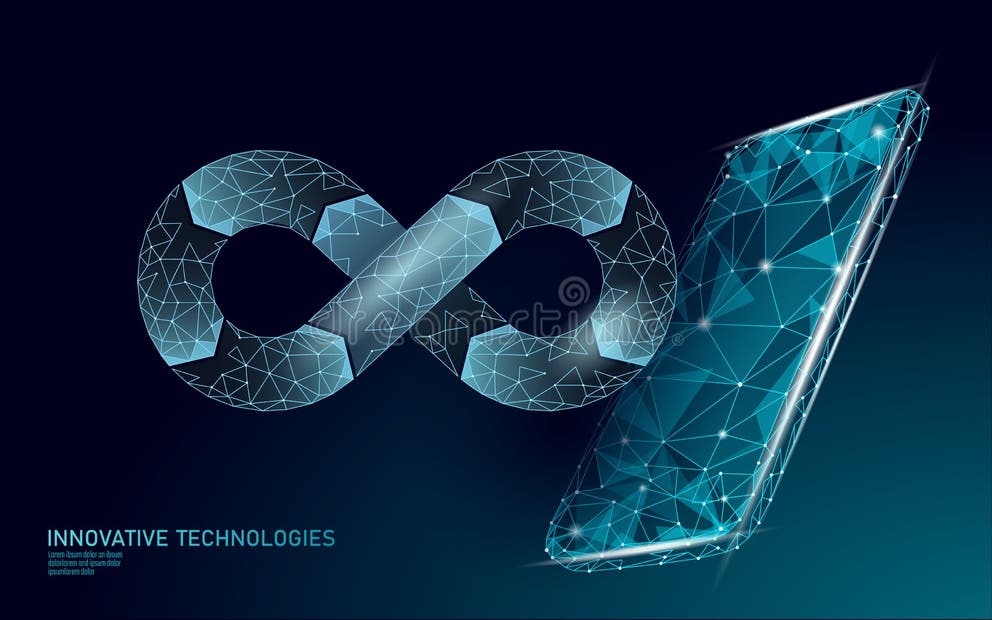 Devops Software Development Operations Infinity Symbol. Programmer ...