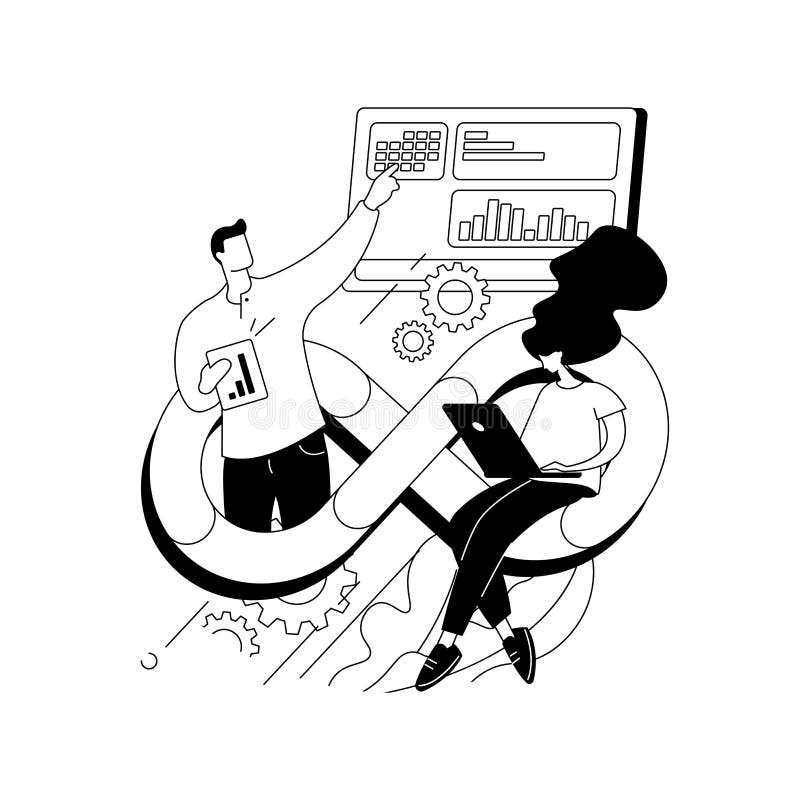 Devops Team Abstract Concept Vector Illustration Stock Vector Illustration Of Concept Model