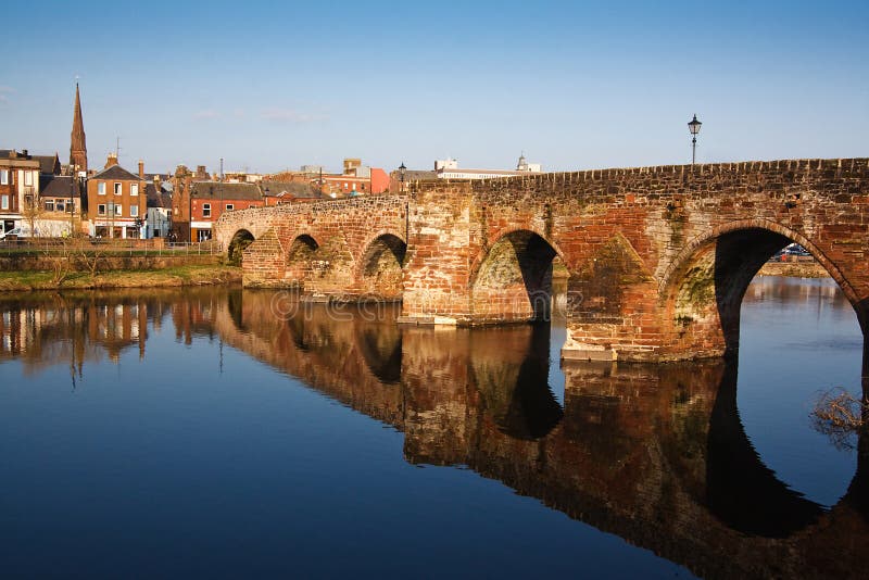 Devorgilla Bridge stock photo. Image of 15th, arch, south - 36167868