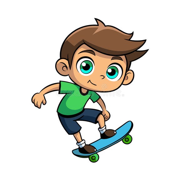 Devoted Cartoon Boy Committed To Dreams Stock Vector - Illustration of committed, imagination ...