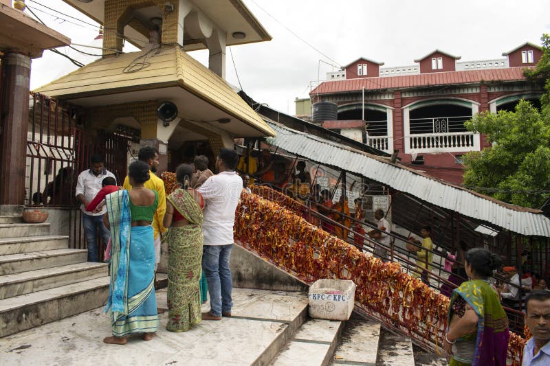 Devotees Crowded in the Queue To Perform Holy Religious Rituals with ...
