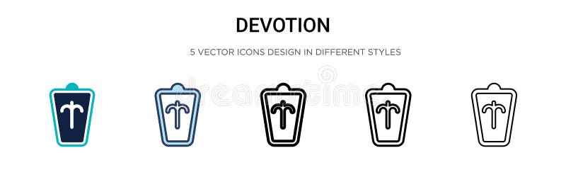Devotion Icon in Filled, Thin Line, Outline and Stroke Style. Vector ...