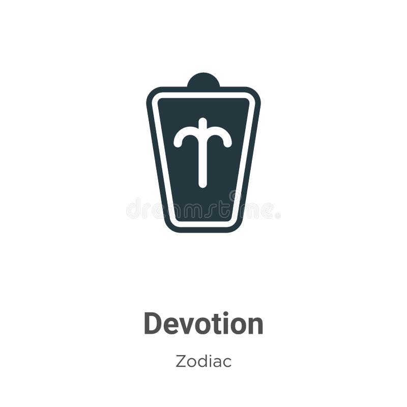 Devotion Icon Vector. Trendy Flat Devotion Icon from Zodiac Collection ...