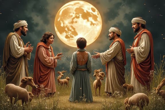 Devout Easter Observance stock illustration. Illustration of community ...